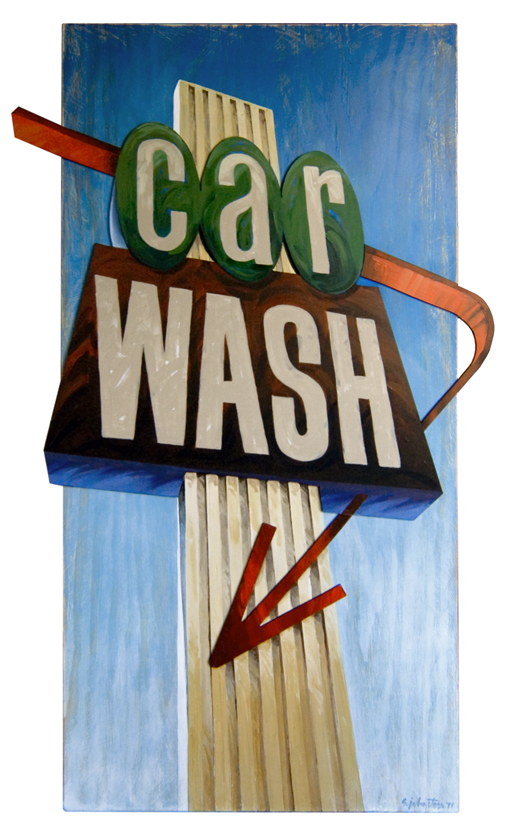 “Car Wash” Painting | art by skip johnston